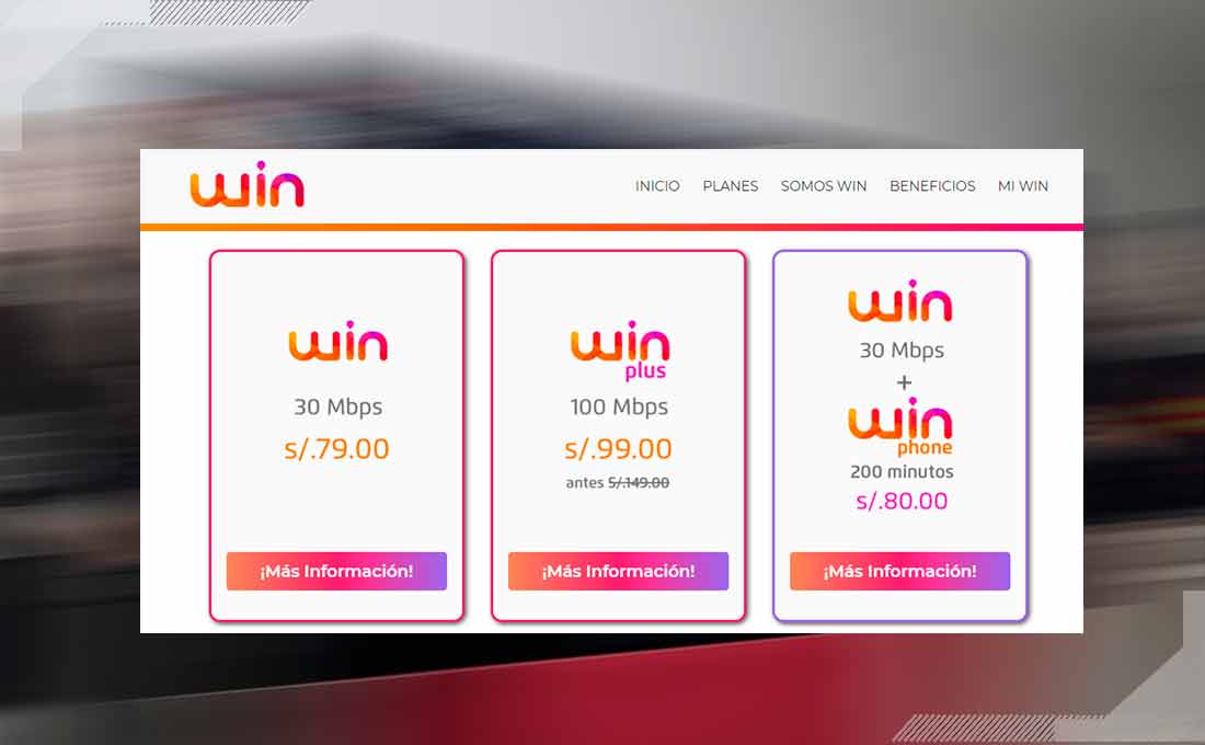 Win: Más de mil peruanos ya disfrutan del internet más veloz y al mejor ...